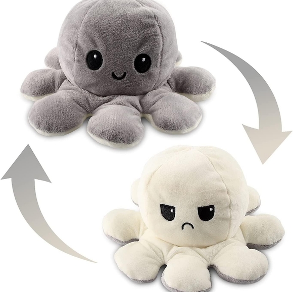 Rainbean | Toys | Reversible Octopus Plush | Poshmark